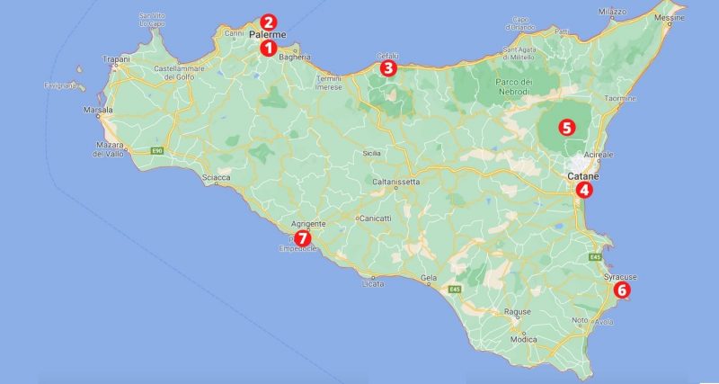 Visiter la Sicile en 1 semaine : Palerme, Catane, Cefalù, Syracuse...